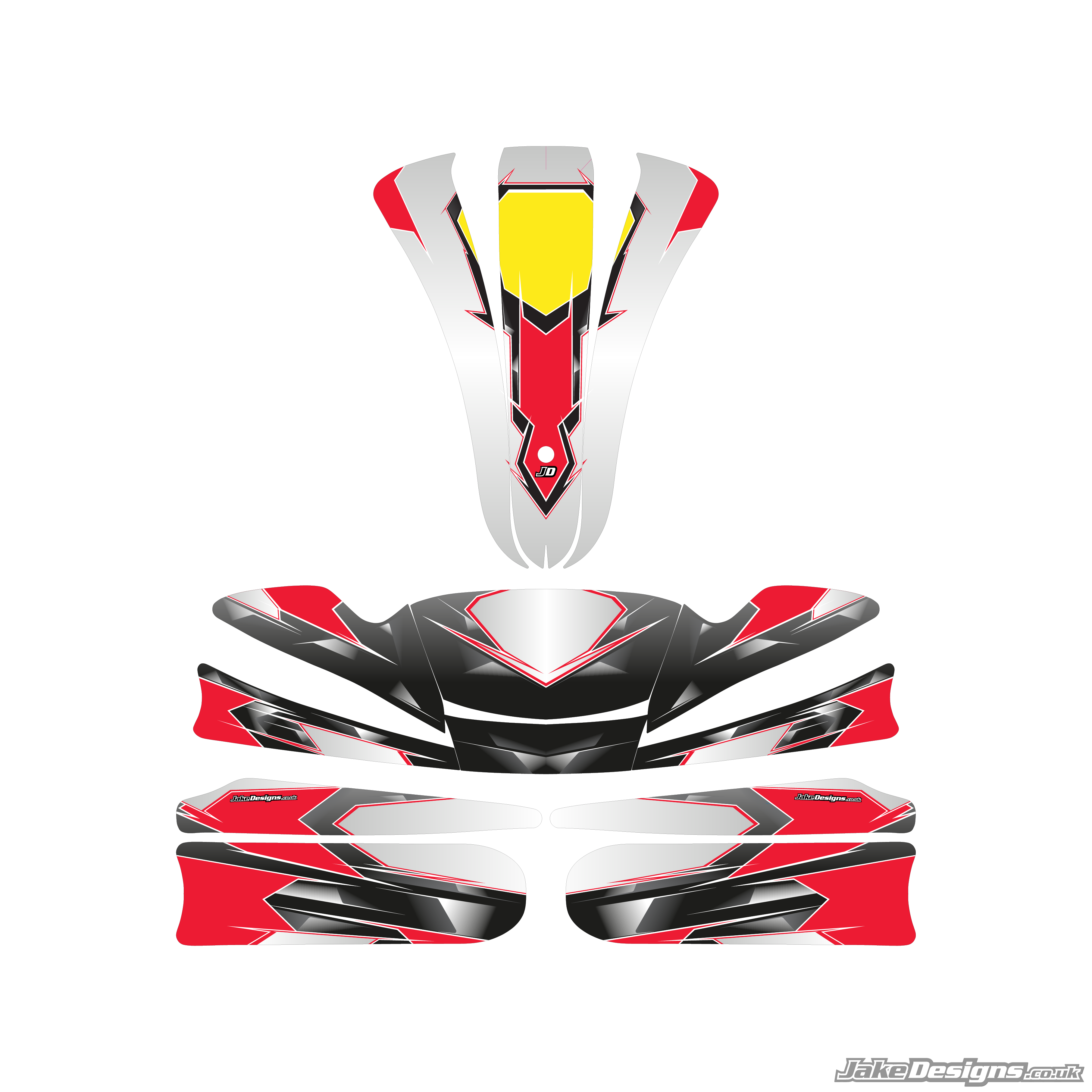 Airbrush Style Custom Sticker Kit – JakeDesigns Graphics