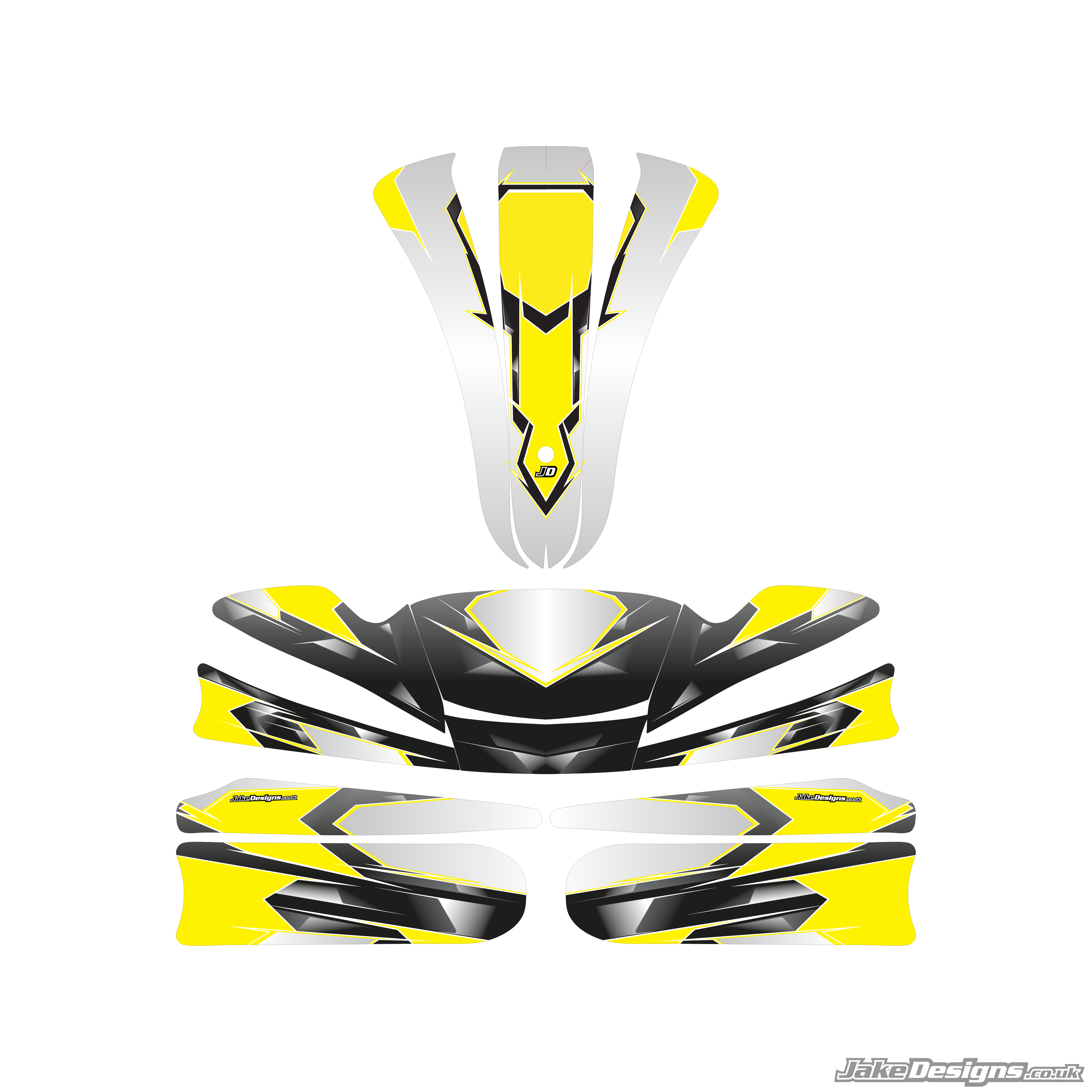 Airbrush Style Custom Sticker Kit – JakeDesigns Graphics