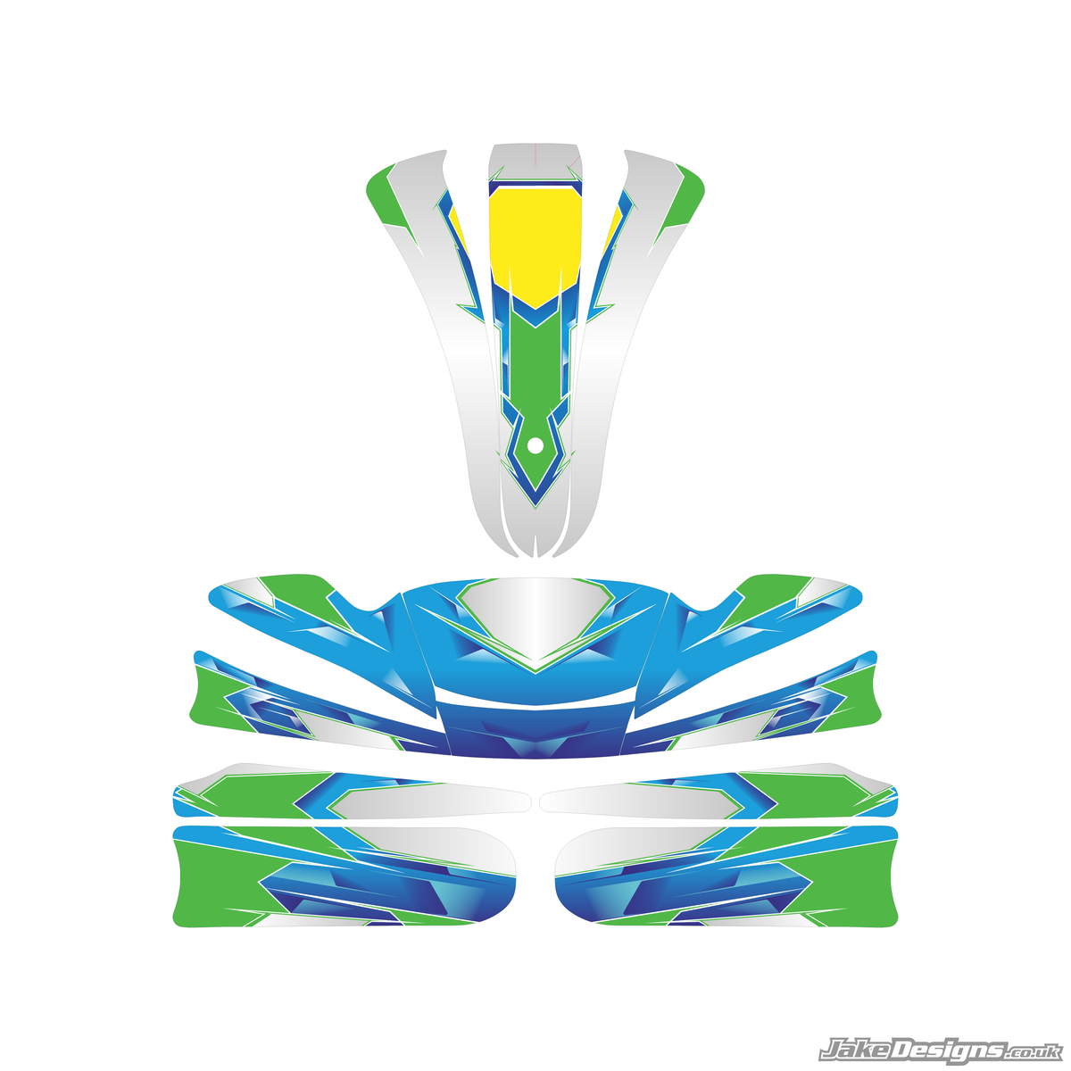 Airbrush Style Custom Sticker Kit – JakeDesigns Graphics