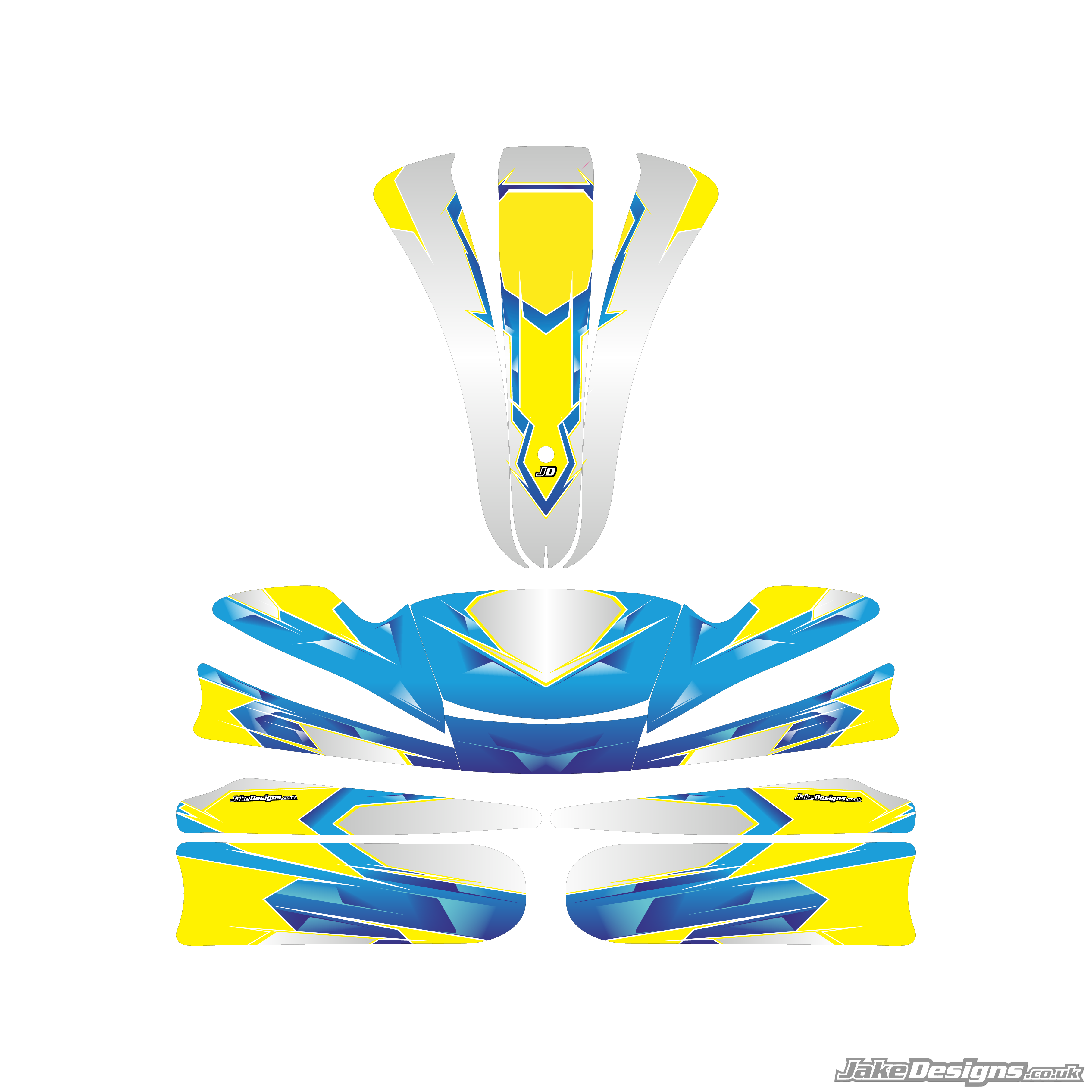Airbrush Style Custom Sticker Kit – JakeDesigns Graphics