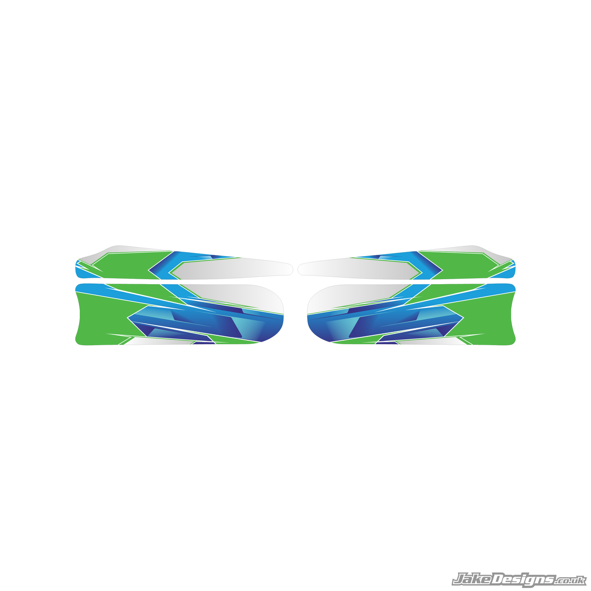 Airbrush Style Custom Set Of Sidepods Sticker – JakeDesigns Graphics