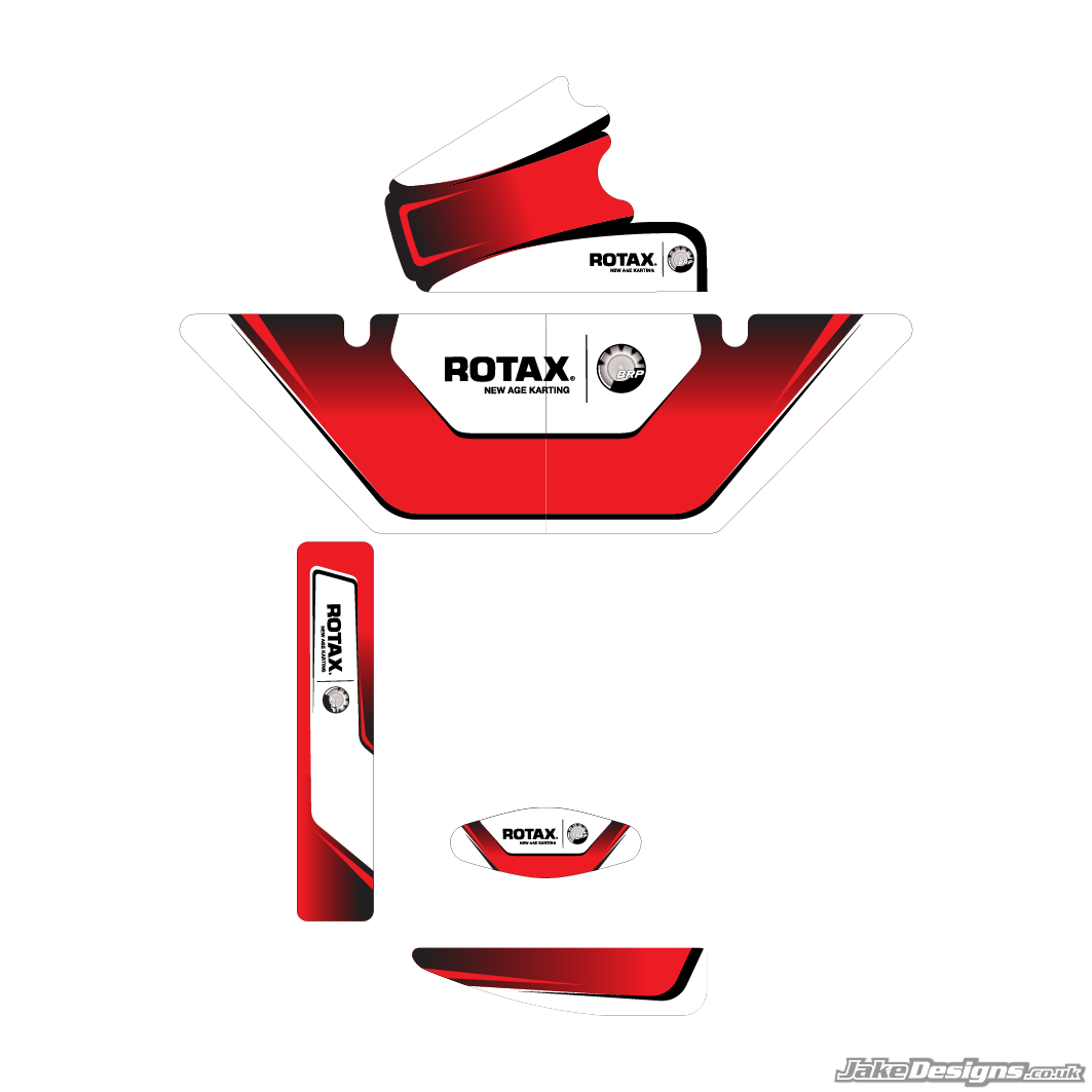 Rotax Jnr/Snr Radiator Stickers – JakeDesigns Graphics