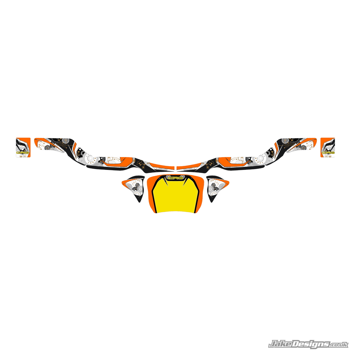 CRG Replica Rear Bumper Sticker Kit (2016) – JakeDesigns Graphics