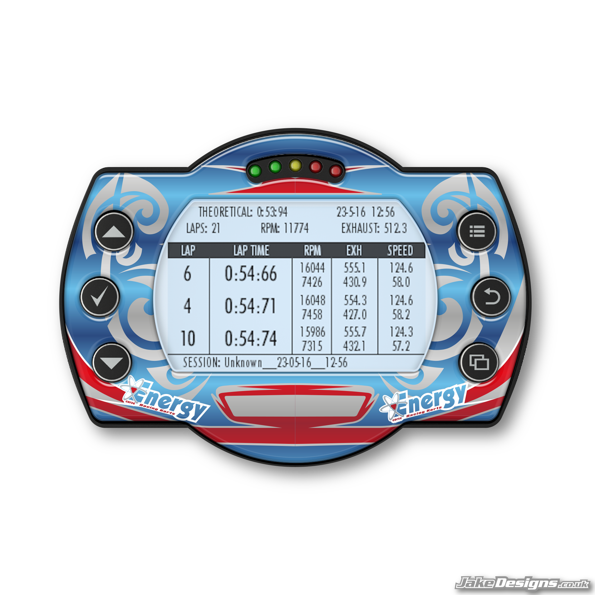 Energy Corse Style Unipro Gel Sticker (2013) – JakeDesigns Graphics