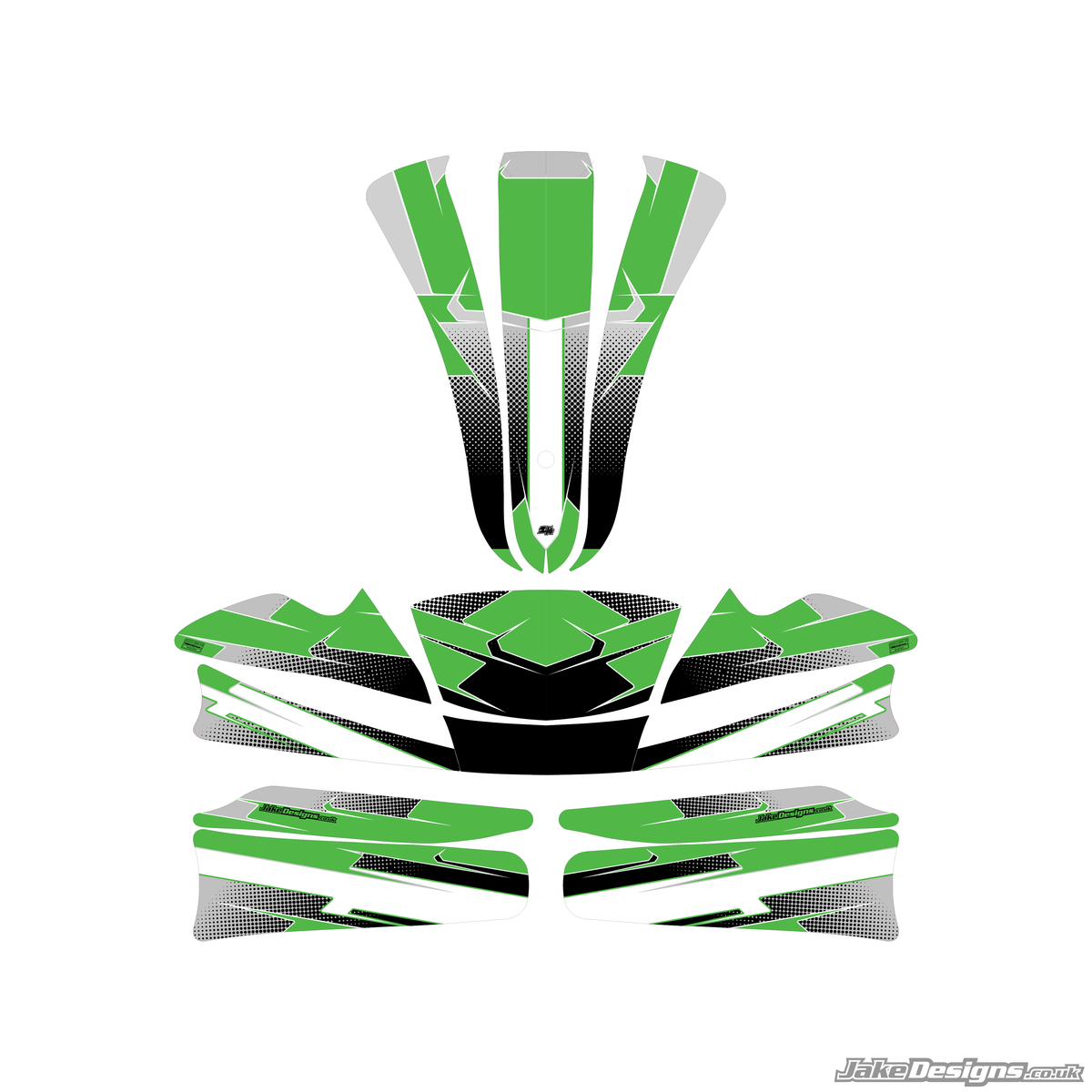 Halftone Style Custom Sticker Kit – JakeDesigns Graphics