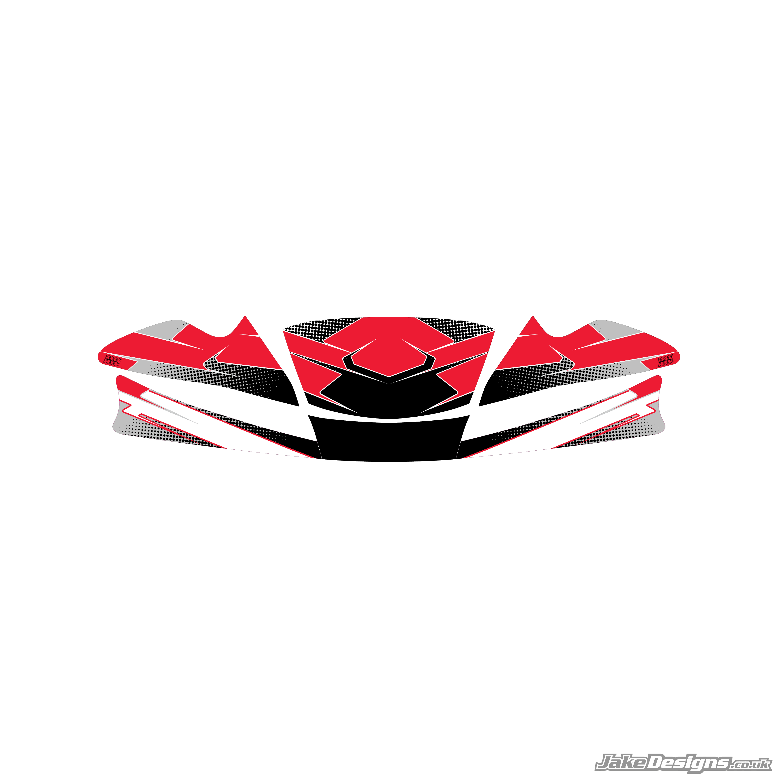 Halftone Style Custom Nosecone Sticker – JakeDesigns Graphics