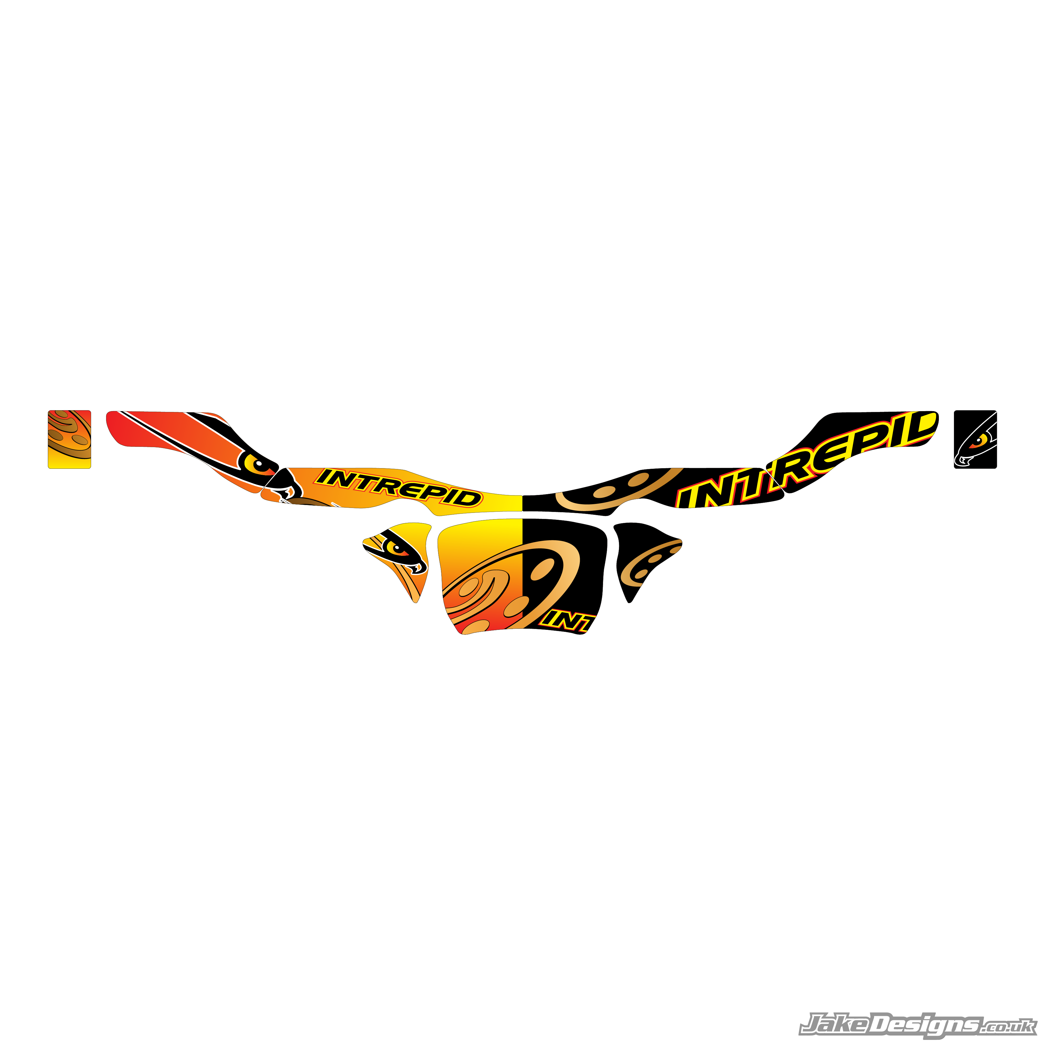 Intrepid Replica Rear Bumper Sticker Kit – JakeDesigns Graphics