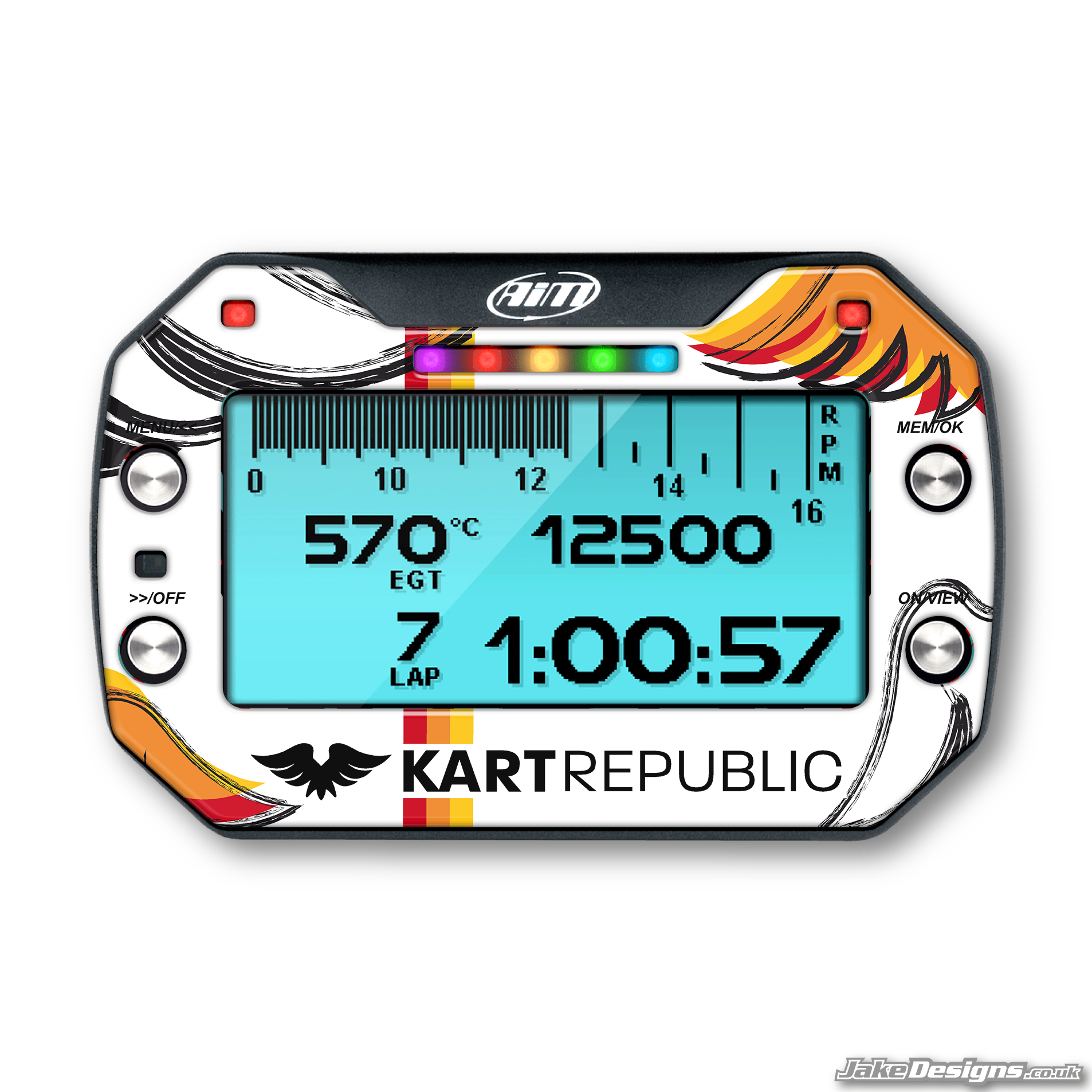 Kart Republic Style Mychron 5 Gel Sticker – JakeDesigns Graphics