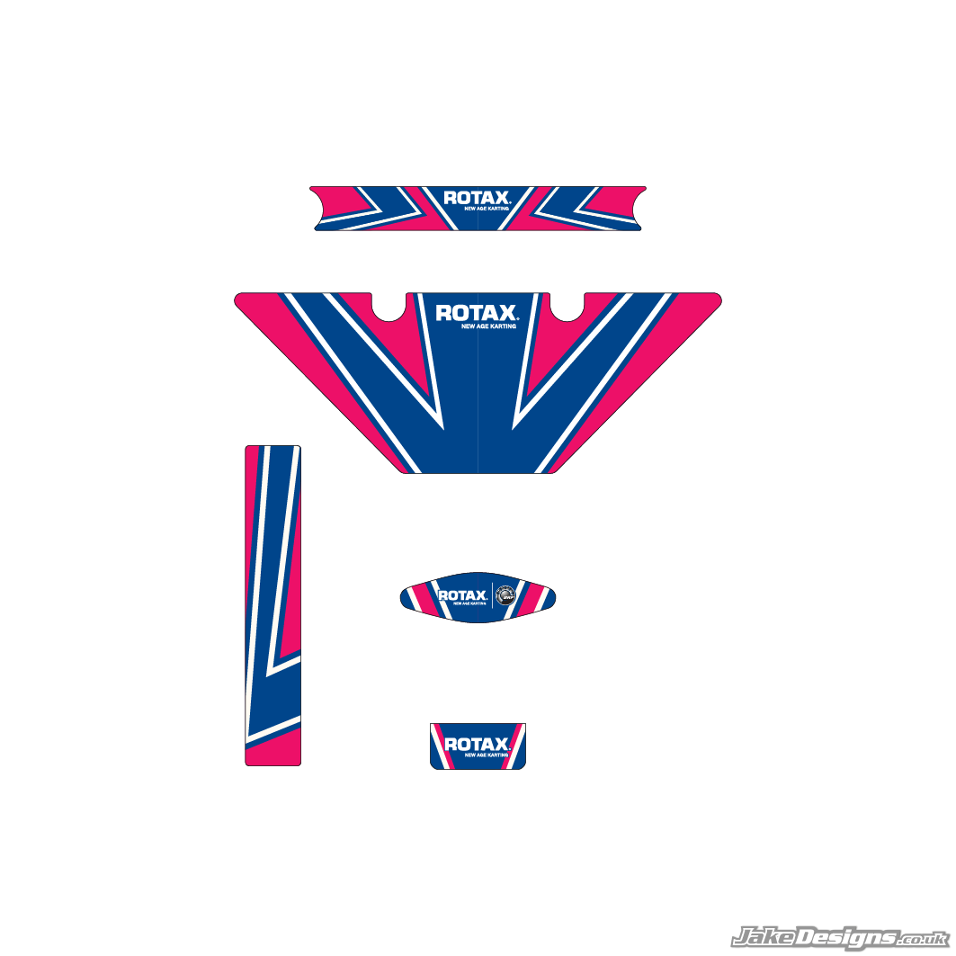 Kosmic Mercury Replica (European) Micro Max Rotax Radiator Stickers (2 ...