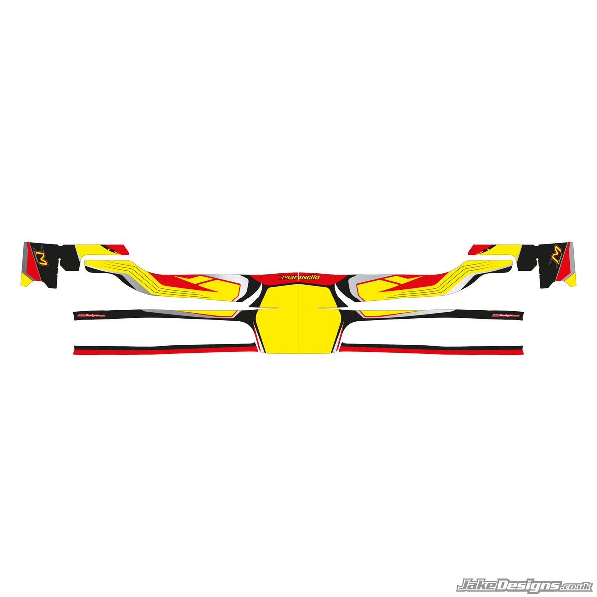 Maranello Replica Rear Bumper Sticker Kit (2023) – JakeDesigns Graphics