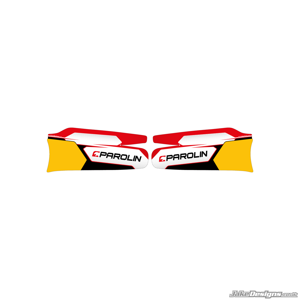 Parolin Replica Set Of Sidepods Sticker – JakeDesigns Graphics
