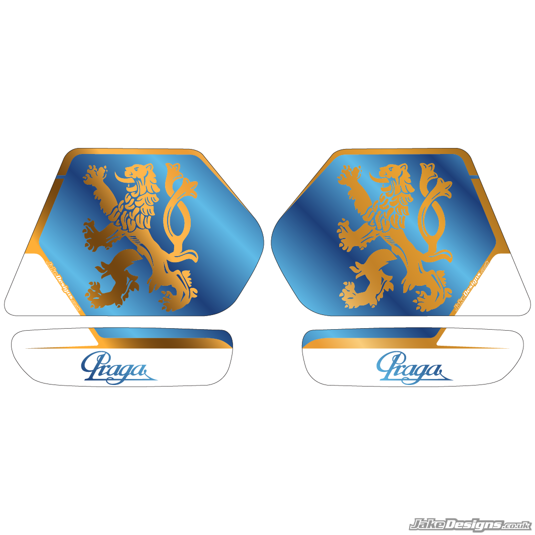 Praga Replica Tank Sticker Kit (2015) – JakeDesigns Graphics