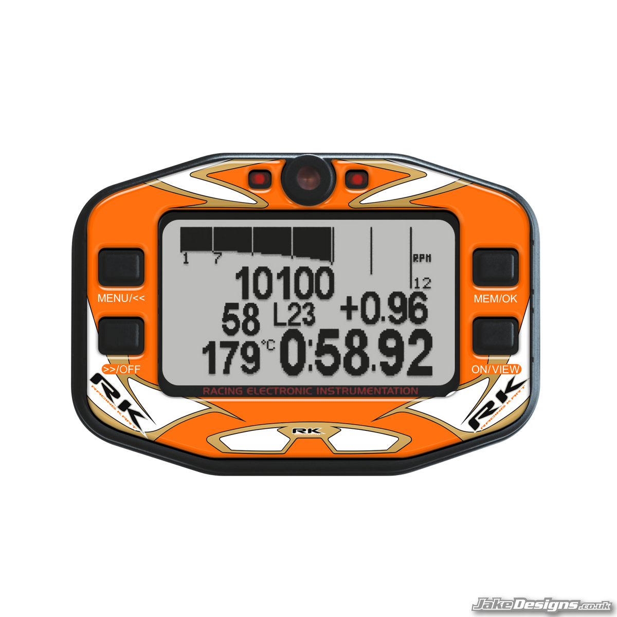 RK Racing Style Mychron 4 Gel Sticker – JakeDesigns Graphics