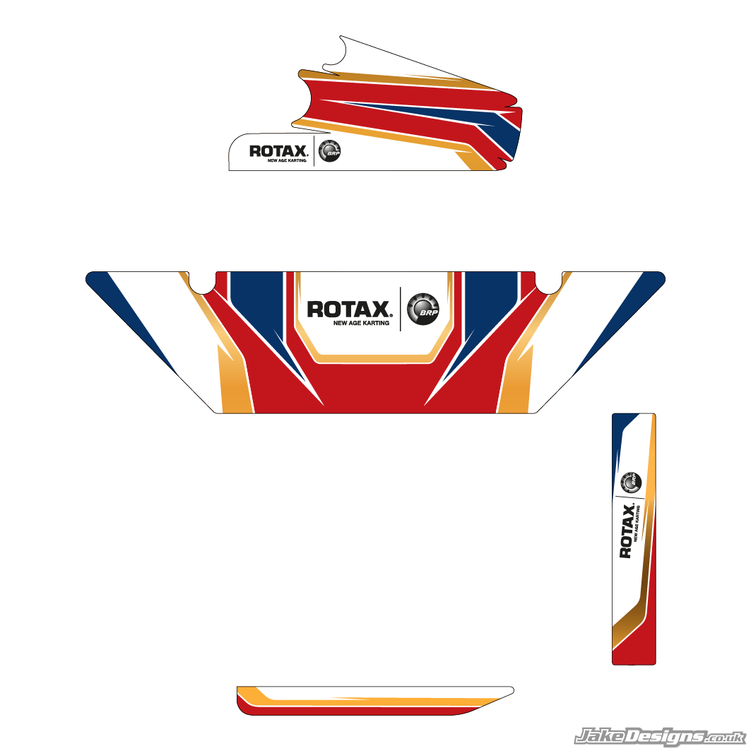 Birel Replica DD2 Rotax Max Radiator Stickers – JakeDesigns Graphics