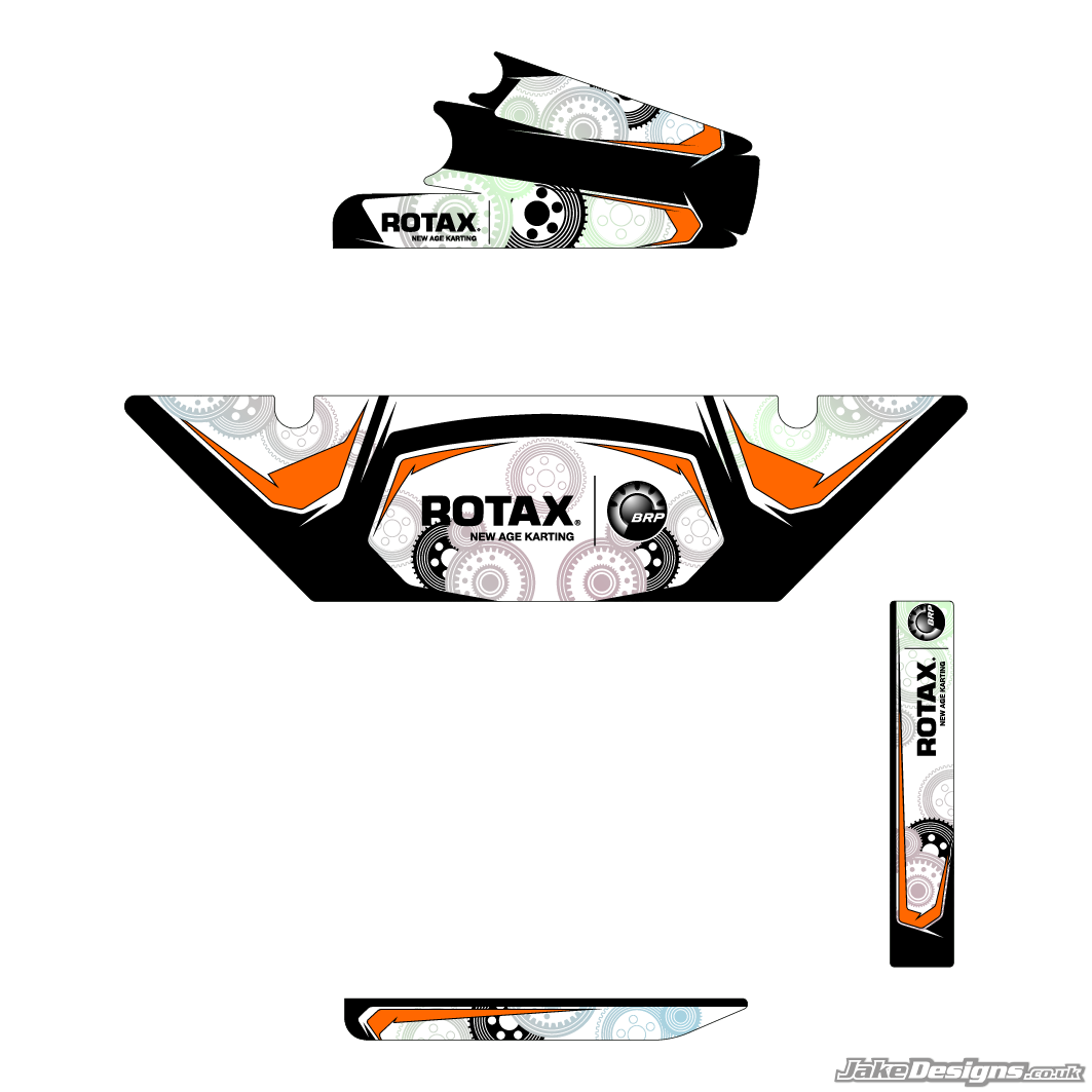 CRG Replica DD2 / Rotax Max Radiator Stickers (2014) – JakeDesigns Graphics
