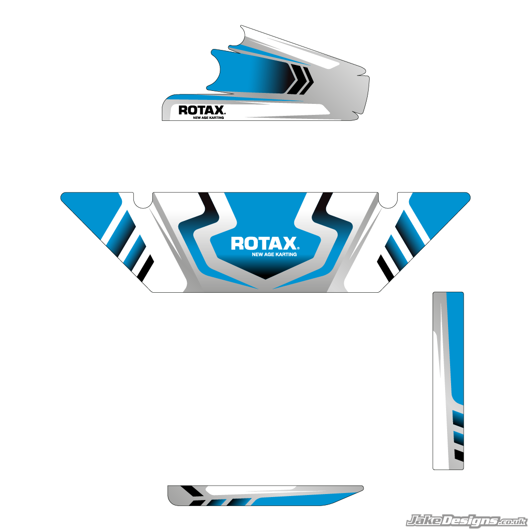 Ricciardo Replica DD2 Rotax Max Radiator Stickers – JakeDesigns Graphics