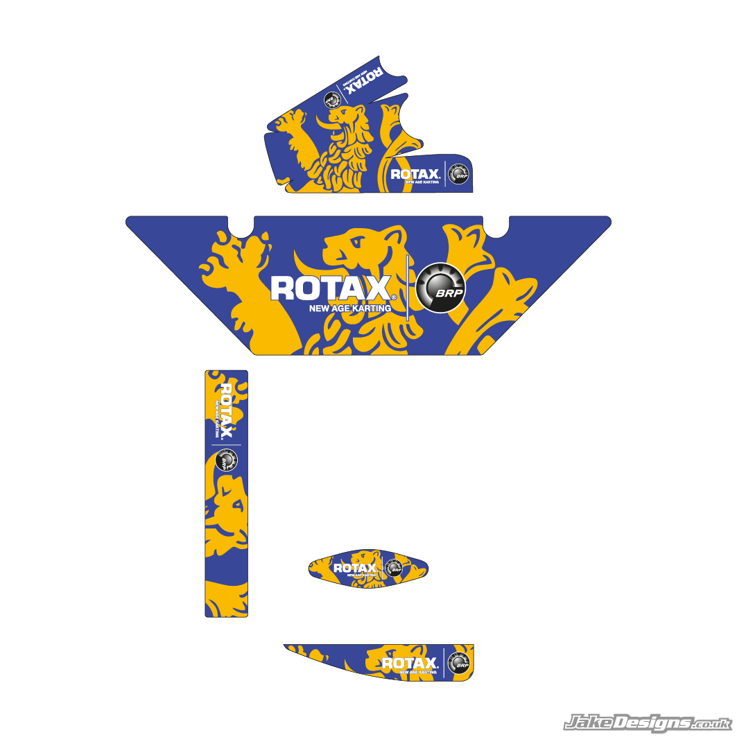 Praga Replica (European) Rotax Max Radiator Stickers – JakeDesigns Graphics