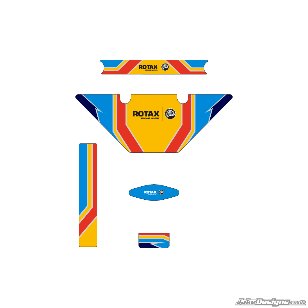 FA Alonso Replica (European) Micro Max Rotax Radiator Stickers (2011 ...