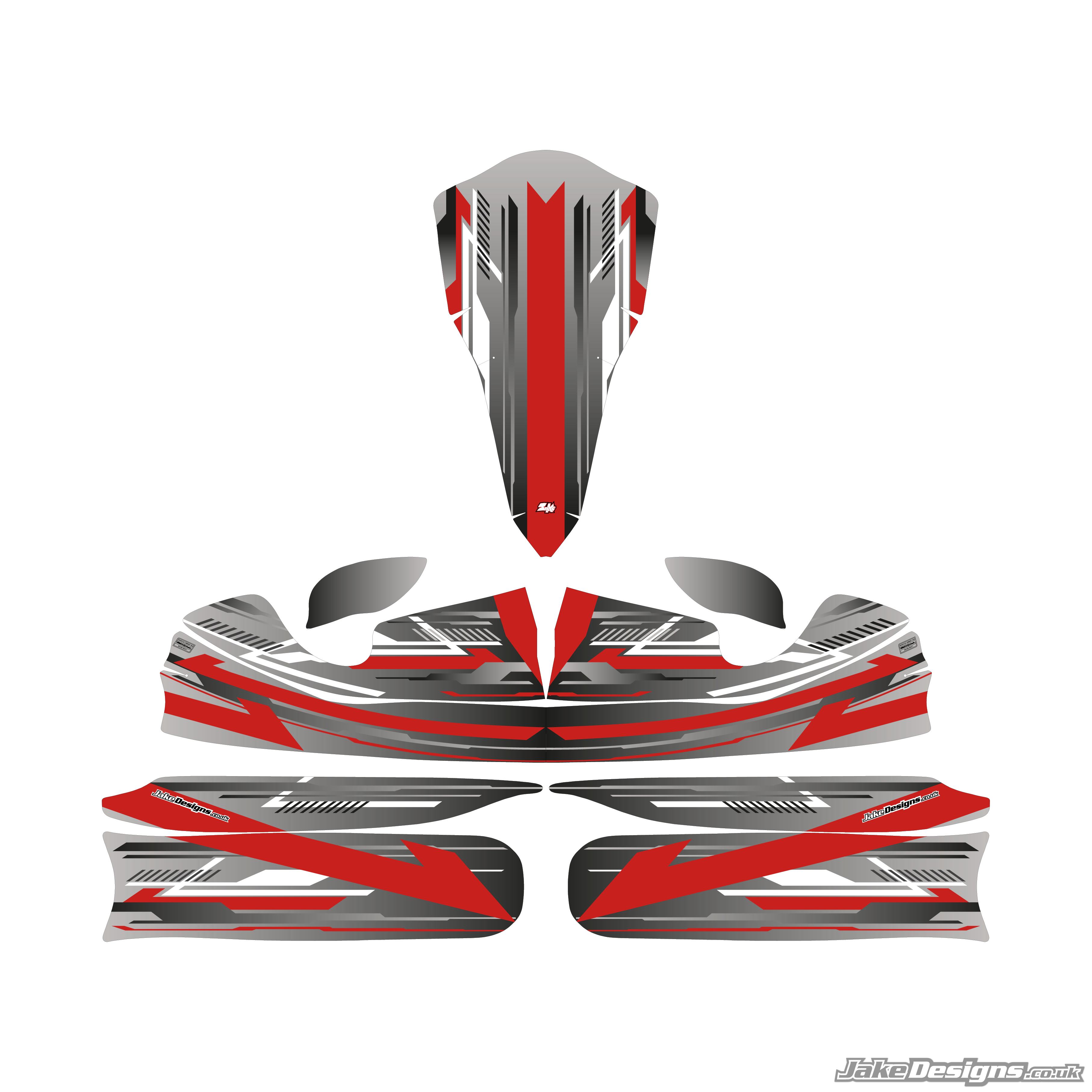 RedSpeed Replica Sticker Kit – JakeDesigns Graphics