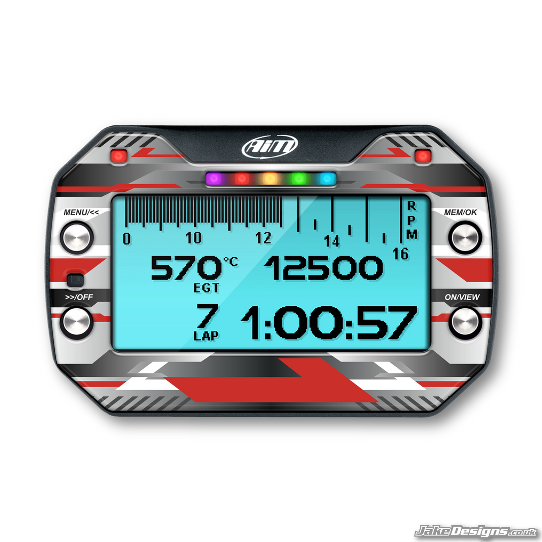 RedSpeed Style Mychron 5 Gel Sticker – JakeDesigns Graphics