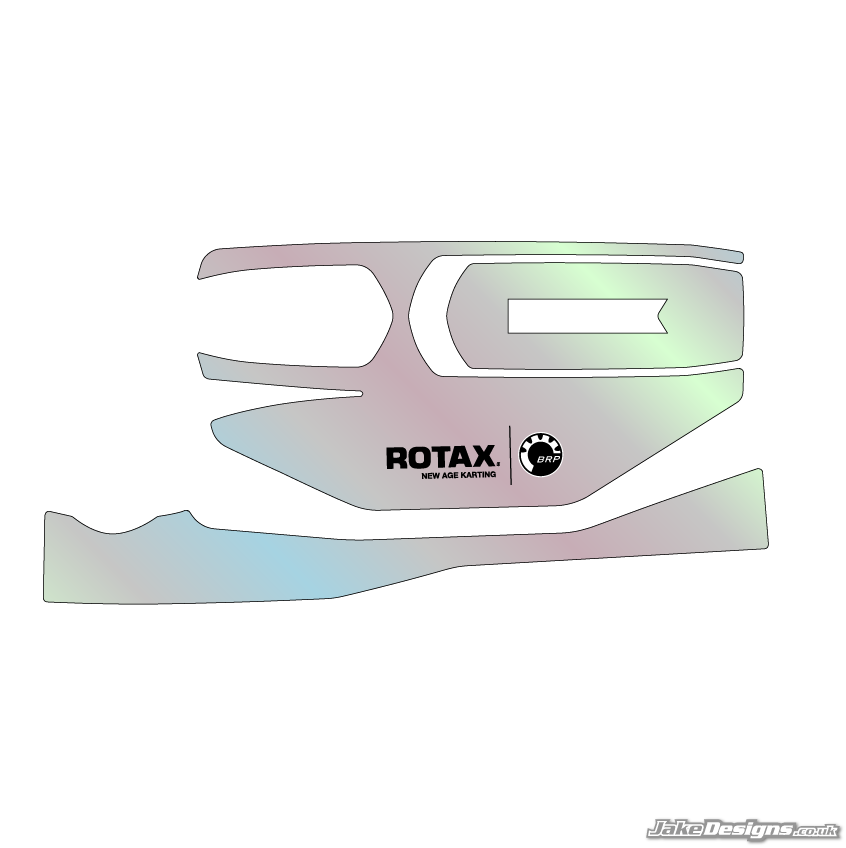 Chrome Style Rotax Battery Sticker Kit – JakeDesigns Graphics