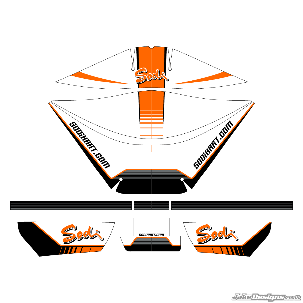 SODI Replica Rotax Airbox Sticker Kit – JakeDesigns Graphics