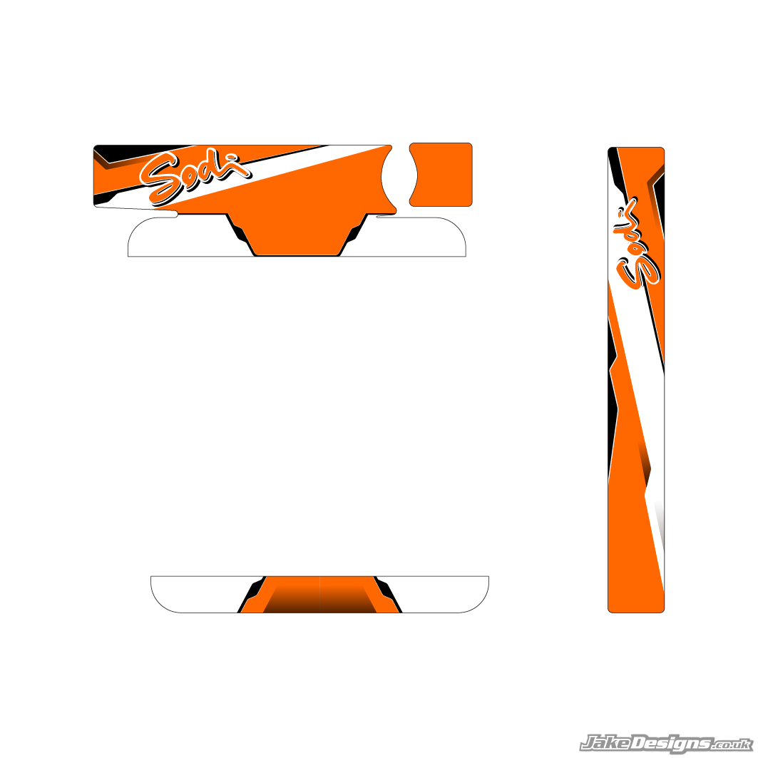 SODI 2019 Replica IAME Big / X30 Radiator Sticker Kit – JakeDesigns ...
