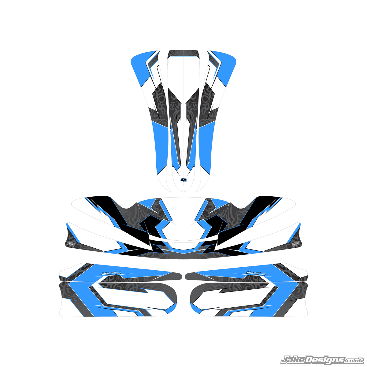 Tribal Style Custom Sticker Kit – JakeDesigns Graphics