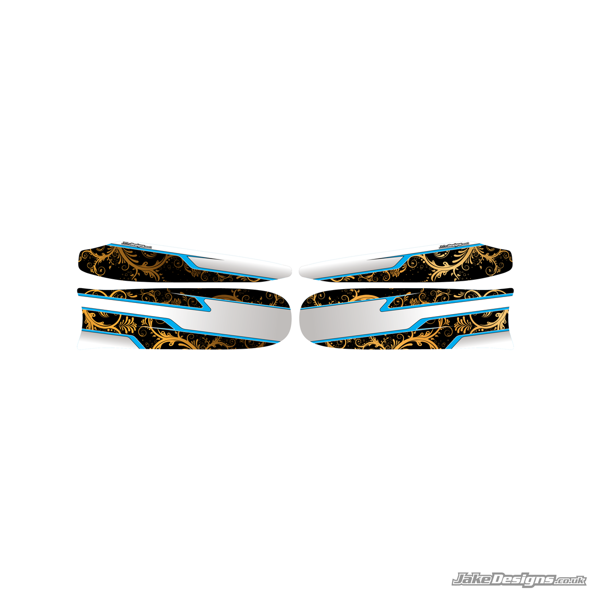 Velocity Style Custom Set Of Sidepods Sticker – JakeDesigns Graphics