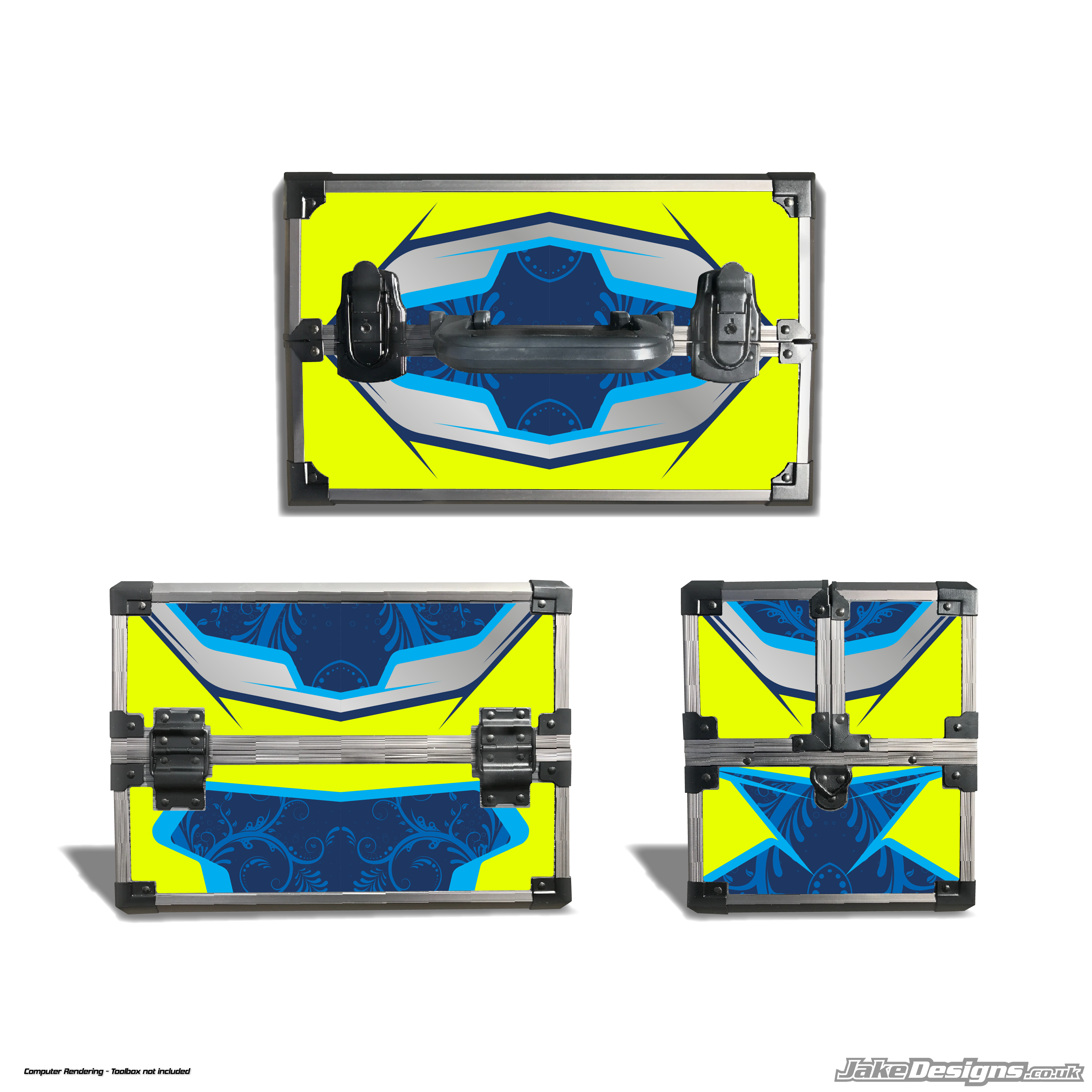 Customise it - Floral Senzo Toolbox Accessories Stickers – JakeDesigns ...