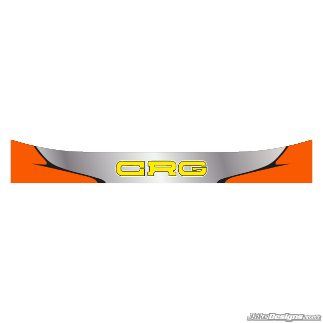 CRG Style Visor Stickers (Old School) – JakeDesigns Graphics