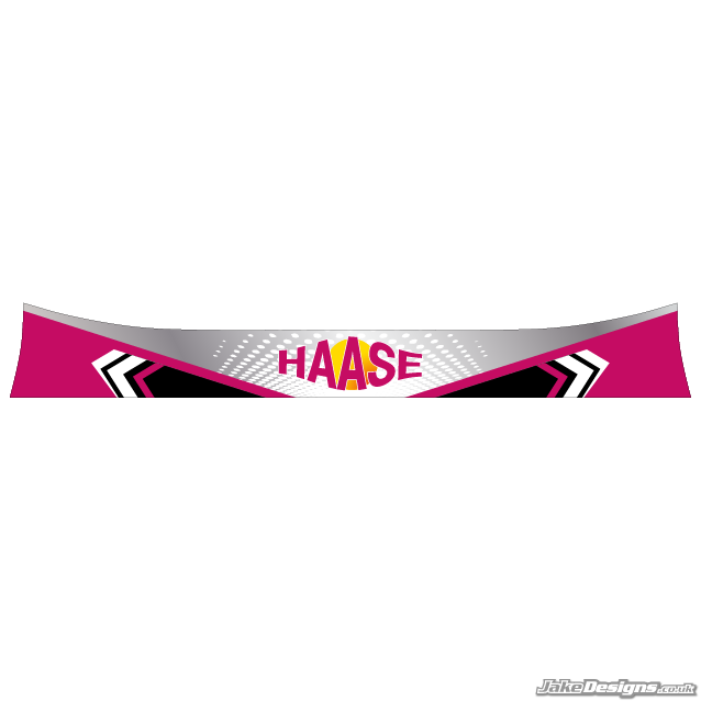 HAASE Style Visor Stickers – JakeDesigns Graphics
