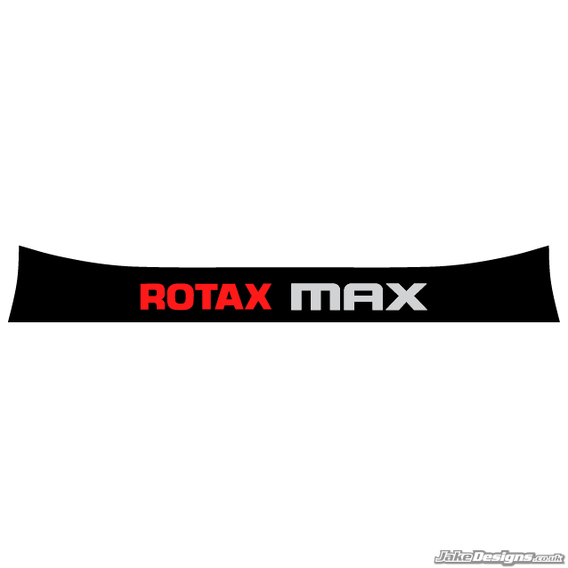 Rotax Max Style Visor Stickers – JakeDesigns Graphics