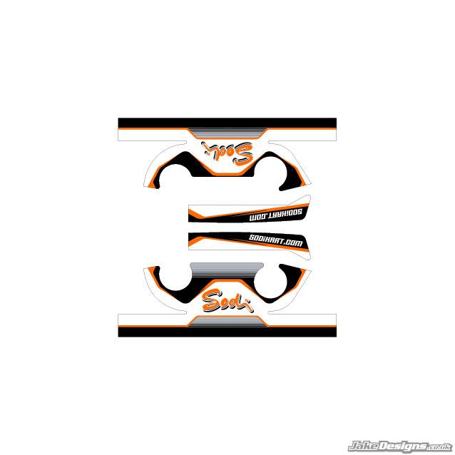 SODI Replica IAME X30 Engine Head Stickers – JakeDesigns Graphics