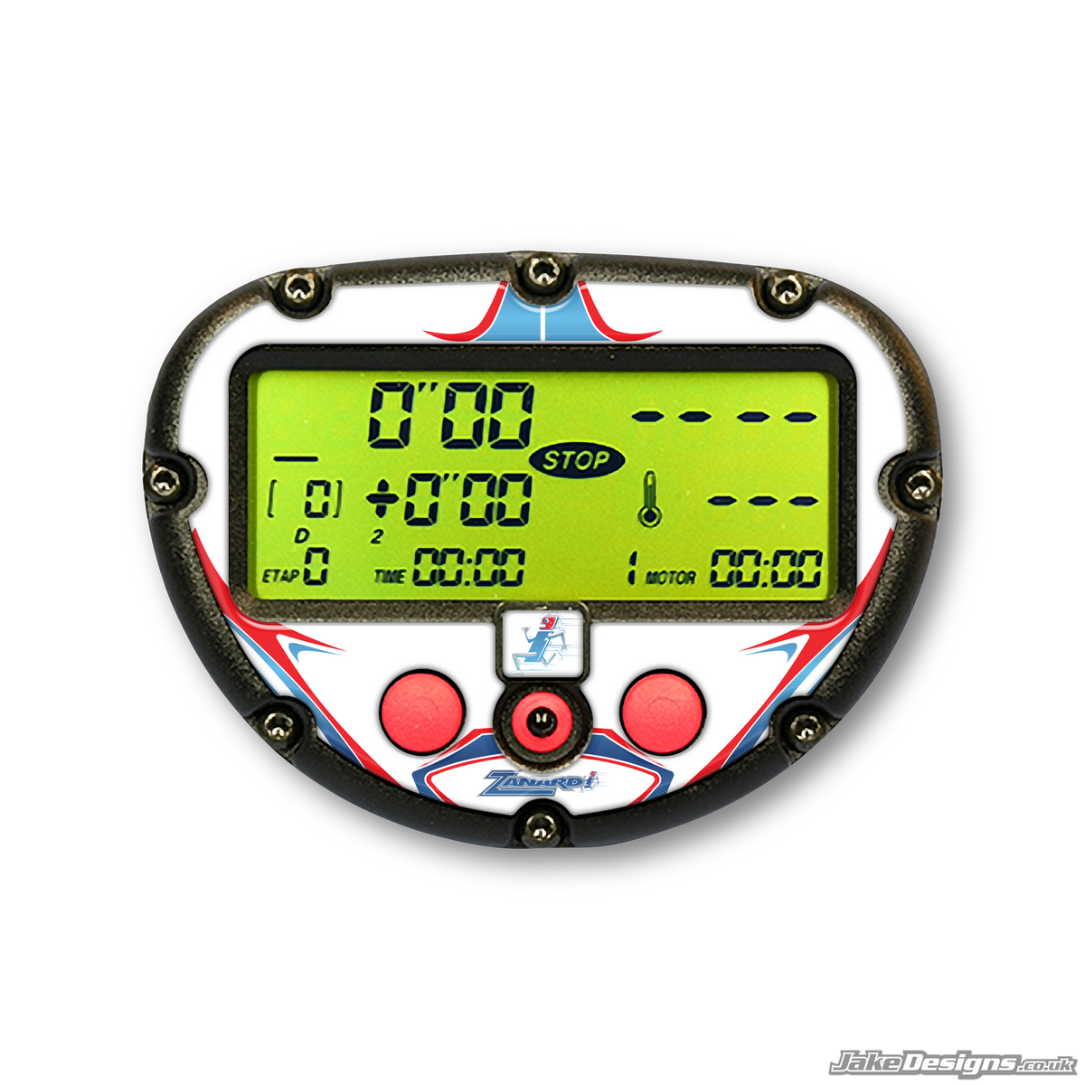 Zanardi Style Alfano Gel Sticker (2012) – JakeDesigns Graphics