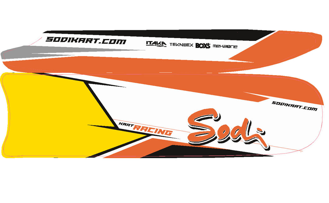 SODI Replica Set Of Sidepods Sticker (2017) – JakeDesigns Graphics