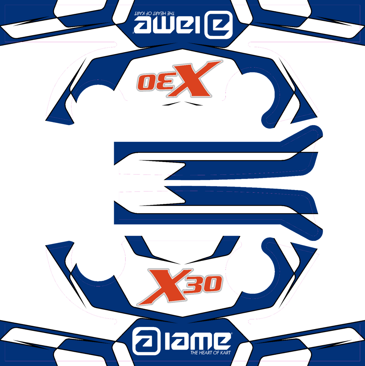 IAME X30 Replica IAME X30 Engine Head Stickers – JakeDesigns Graphics