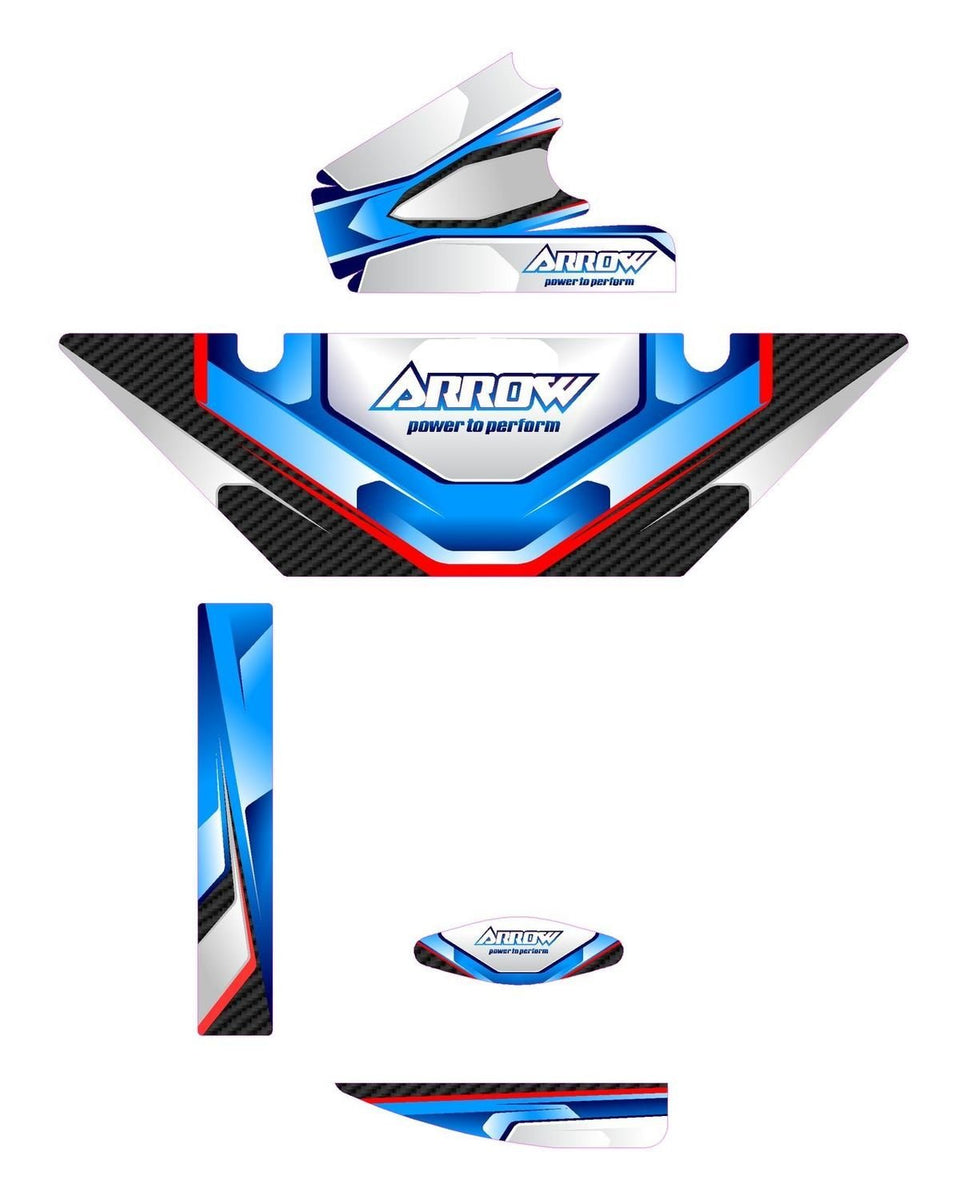 Arrow Replica Rotax Max Radiator Stickers – JakeDesigns Graphics