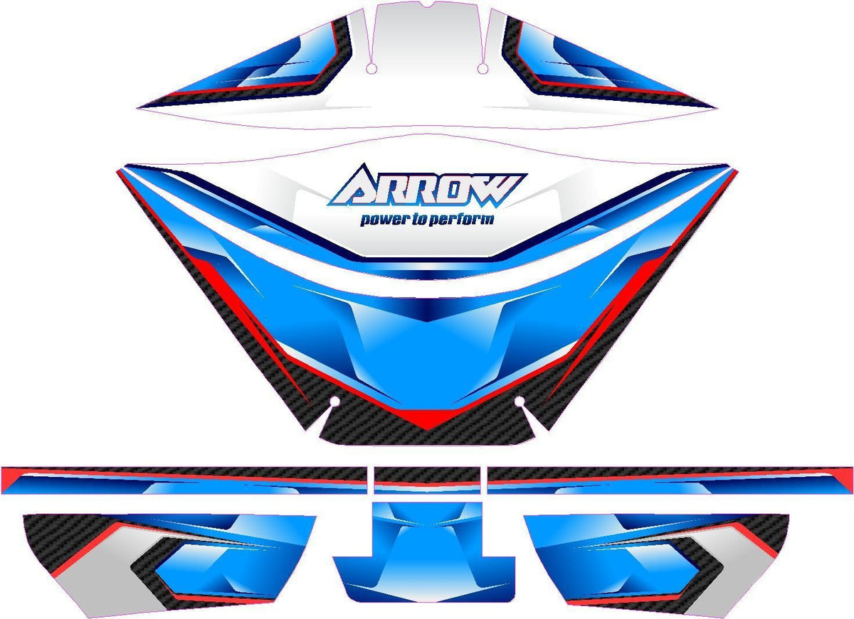 Arrow Replica Rotax Airbox Sticker Kit – JakeDesigns Graphics