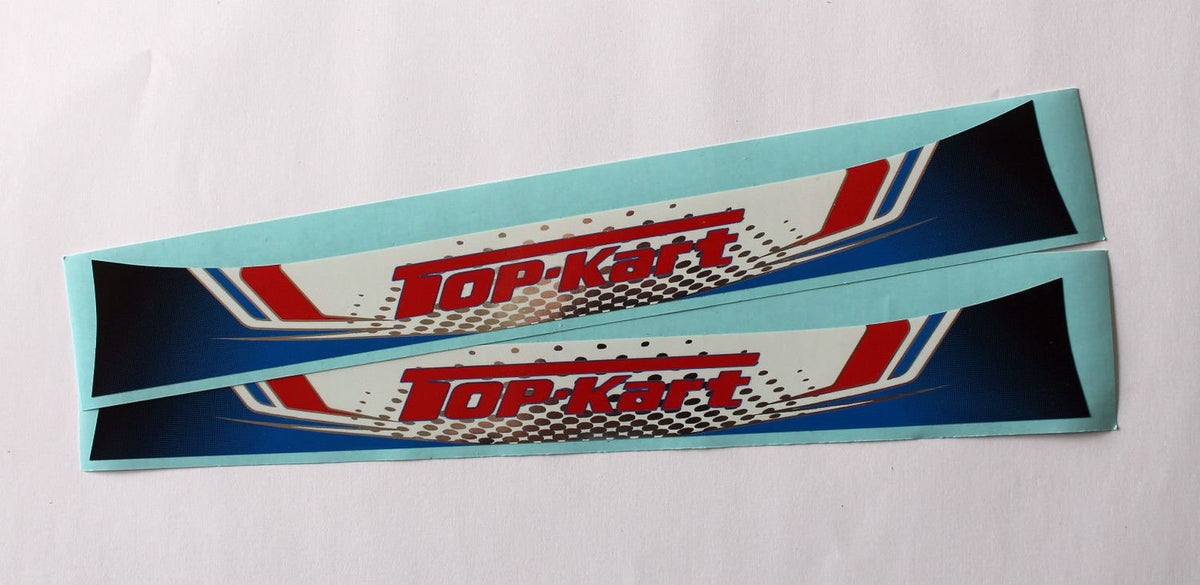 Top Kart Style Visor Stickers – JakeDesigns Graphics