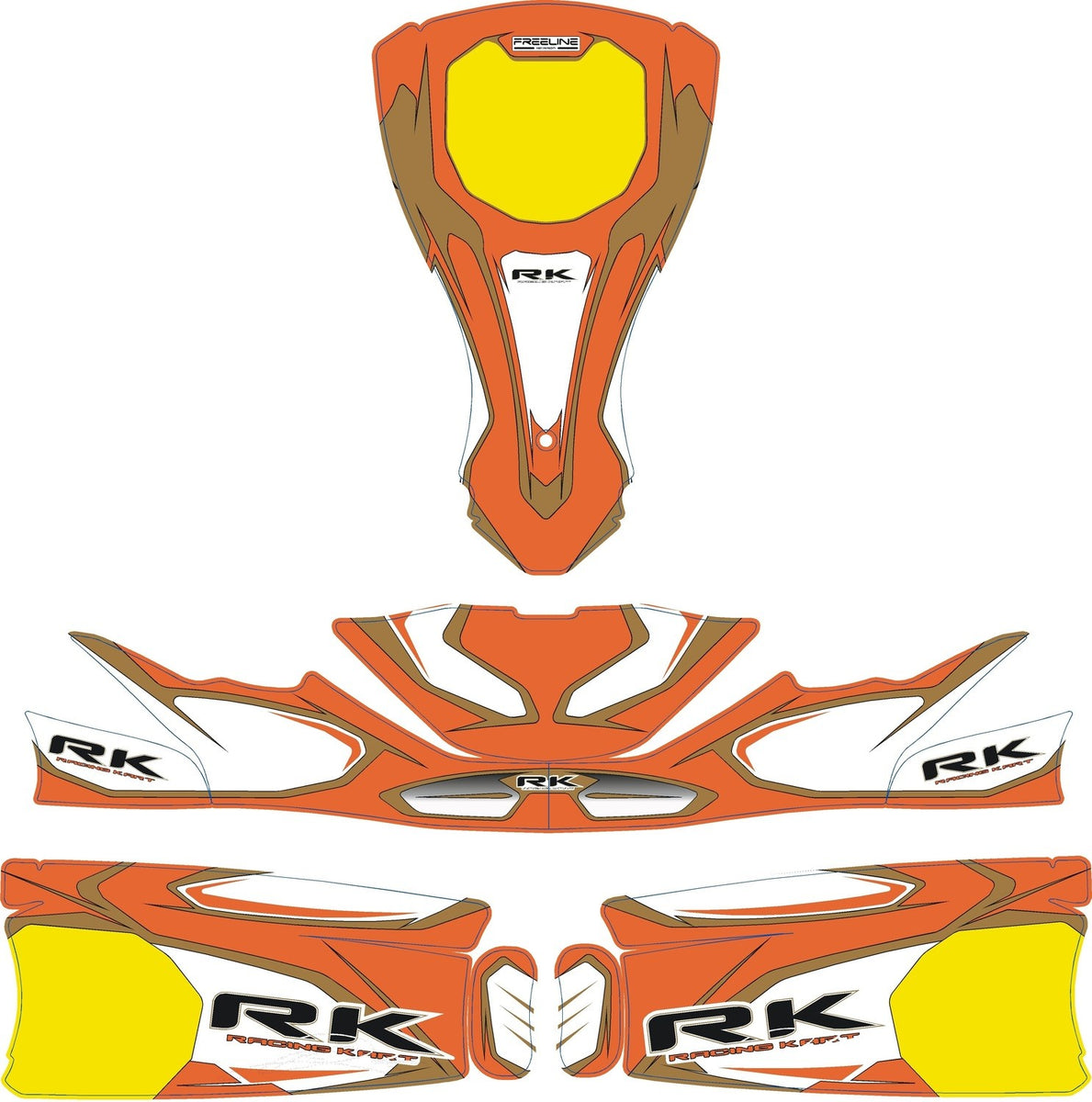 RK Racing Replica Sticker Kit – JakeDesigns Graphics