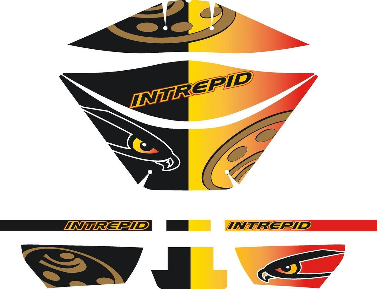 Intrepid Replica Rotax Airbox Sticker Kit – JakeDesigns Graphics