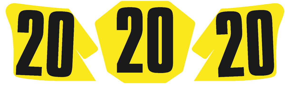 Full Set Of Number Overlays (Front / Rear / Sidepods) – JakeDesigns ...