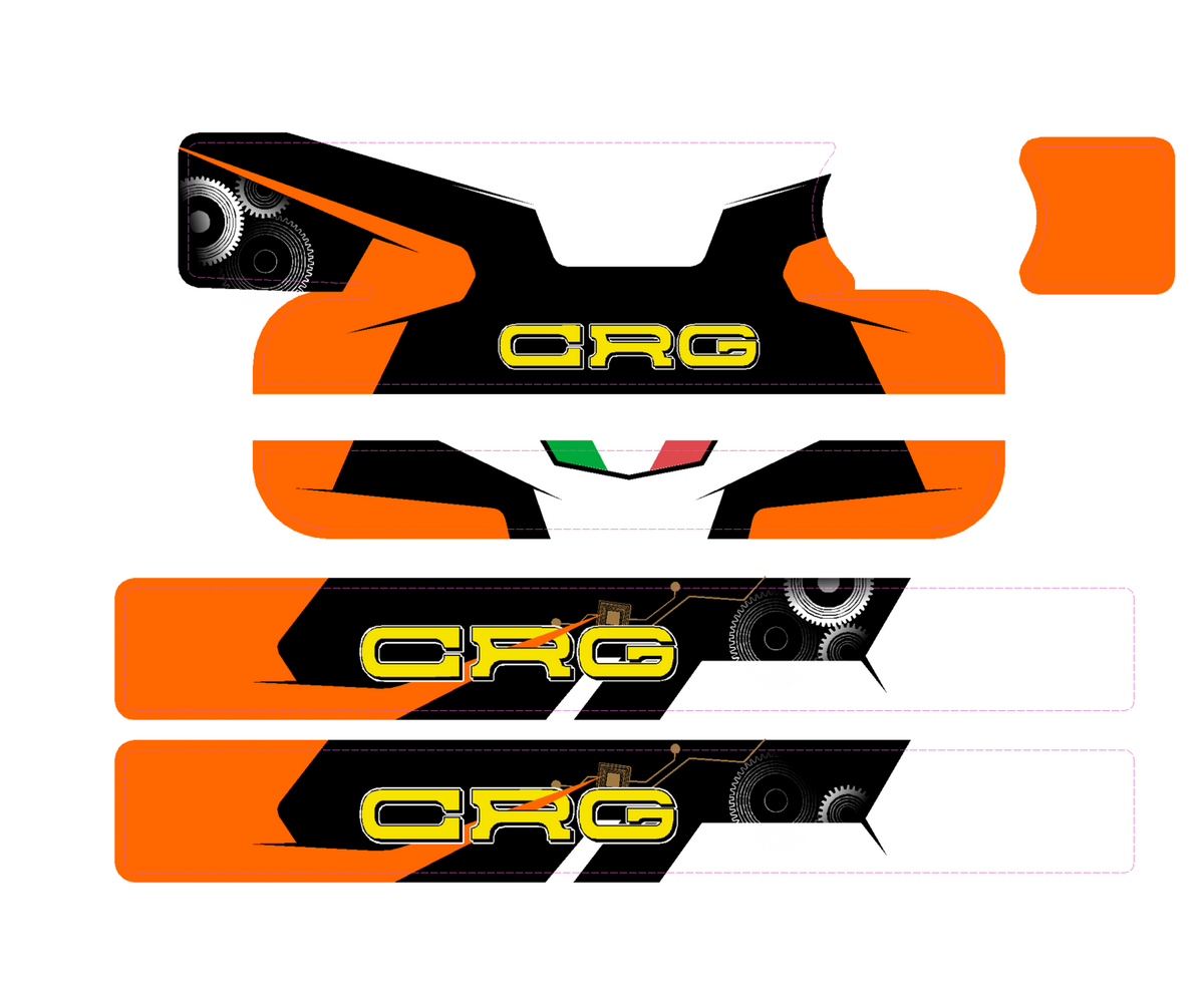 CRG Replica IAME X30 Mini / Big Radiator Sticker Kit – JakeDesigns Graphics