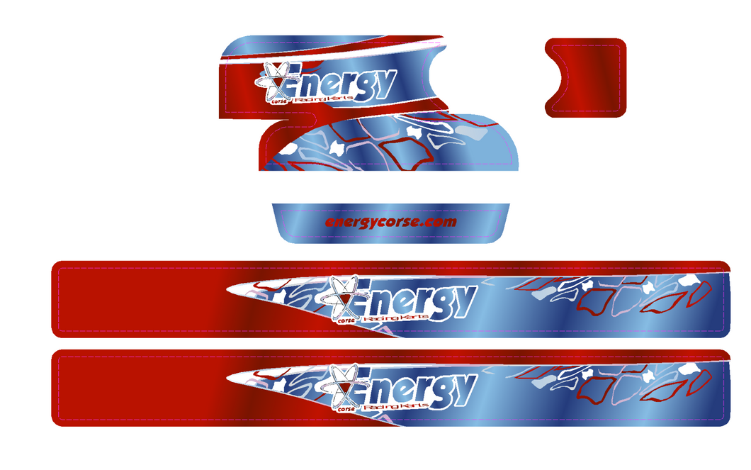 Energy Corse IAME X30 Mini OR Big Radiator Stickers (2020 ...