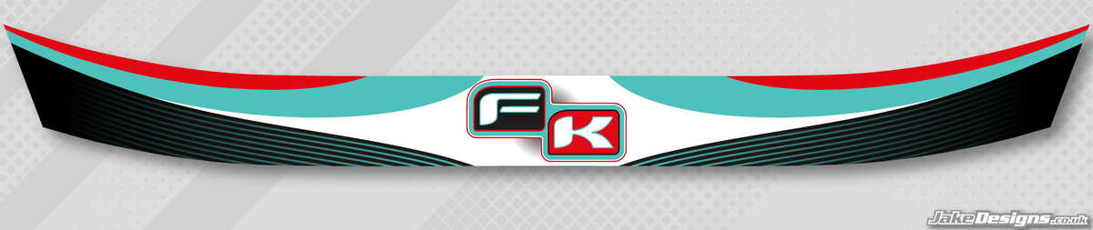 Formula K Style Visor Stickers (2012) – JakeDesigns Graphics