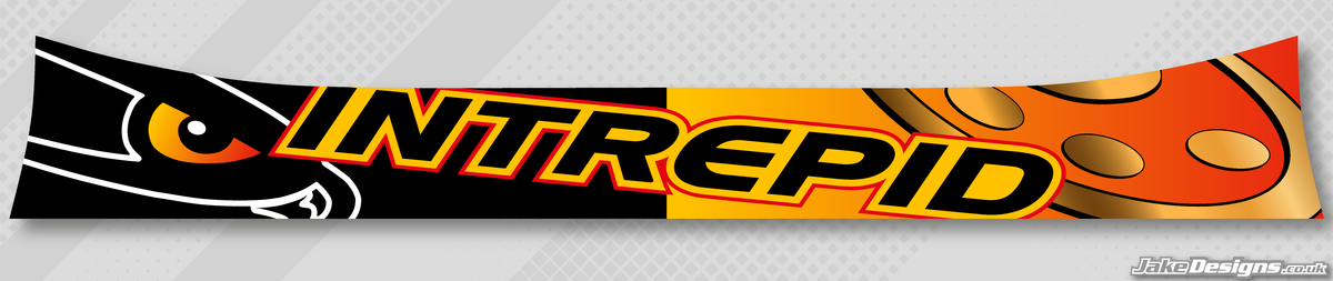 Intrepid Style Visor Stickers (2013) – JakeDesigns Graphics