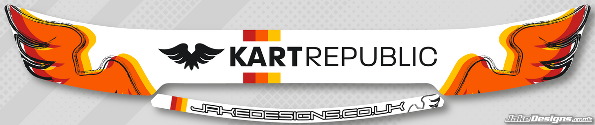 Kart Republic Style Visor Stickers – JakeDesigns Graphics