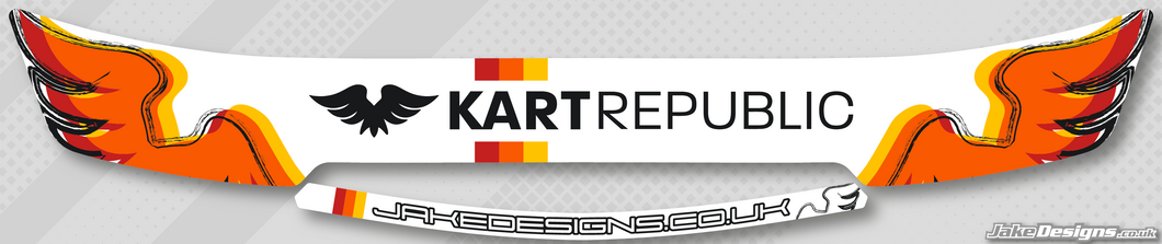 Kart Republic Style Visor Stickers – JakeDesigns Graphics